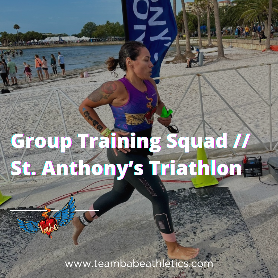 Group Training Squad // St. Anthony's Triathlon – Team B.A.B.E. Athletics