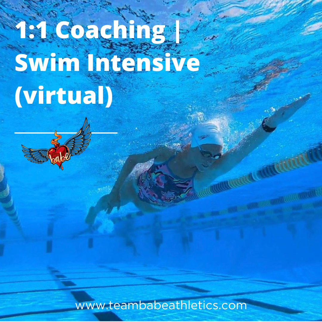 1:1 Coaching | Swim Intensive (virtual / monthly) – Team B.A.B.E. Athletics